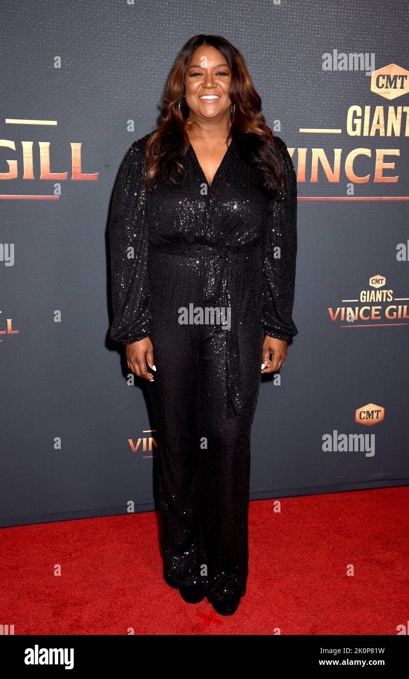 Nashville, US, September 12, 2022, Wendy Moten arriving at the taping ...