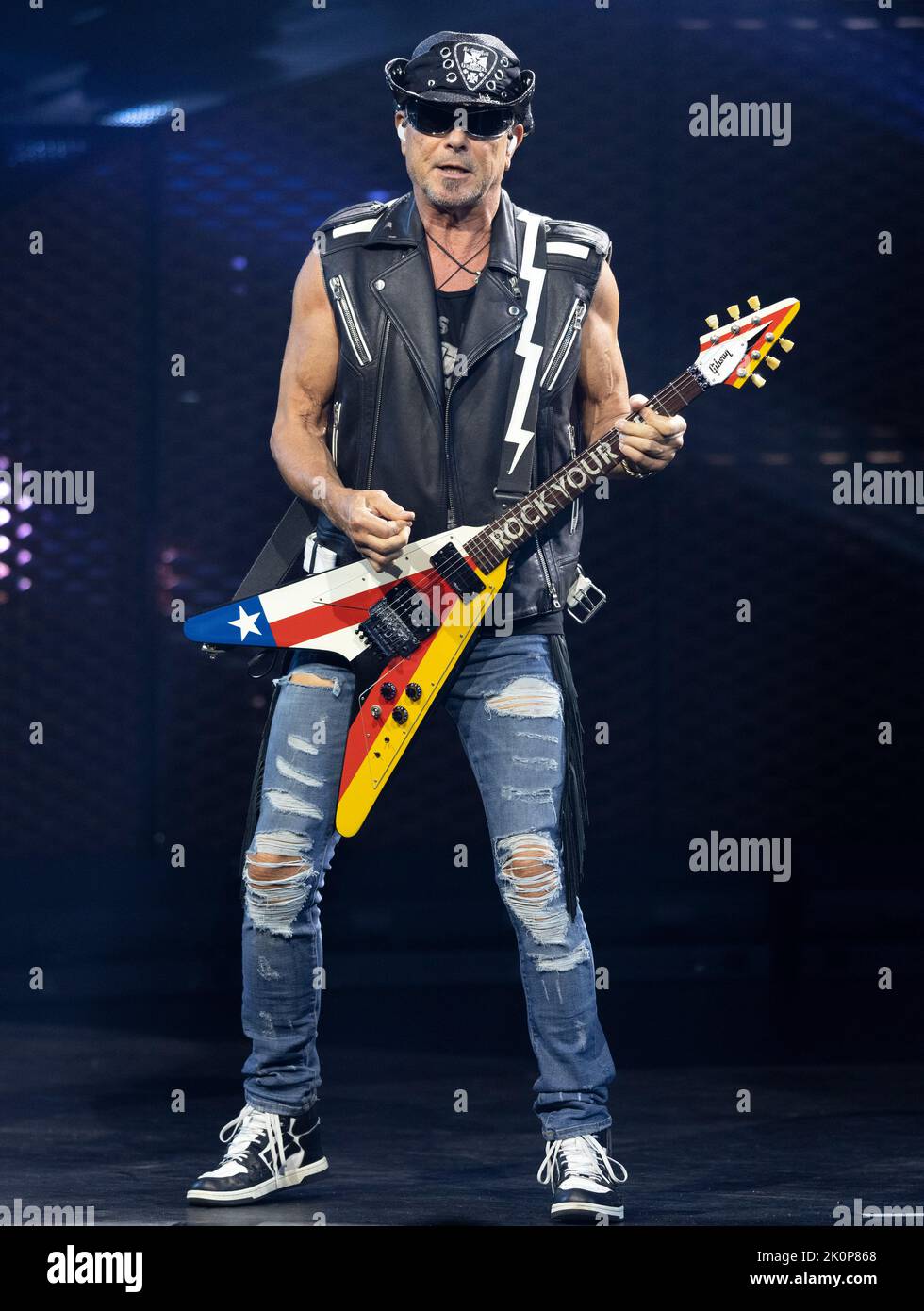 HOLLYWOOD, FL - SEPT 12: Lead guitar Rudolf Schenker performs during ...