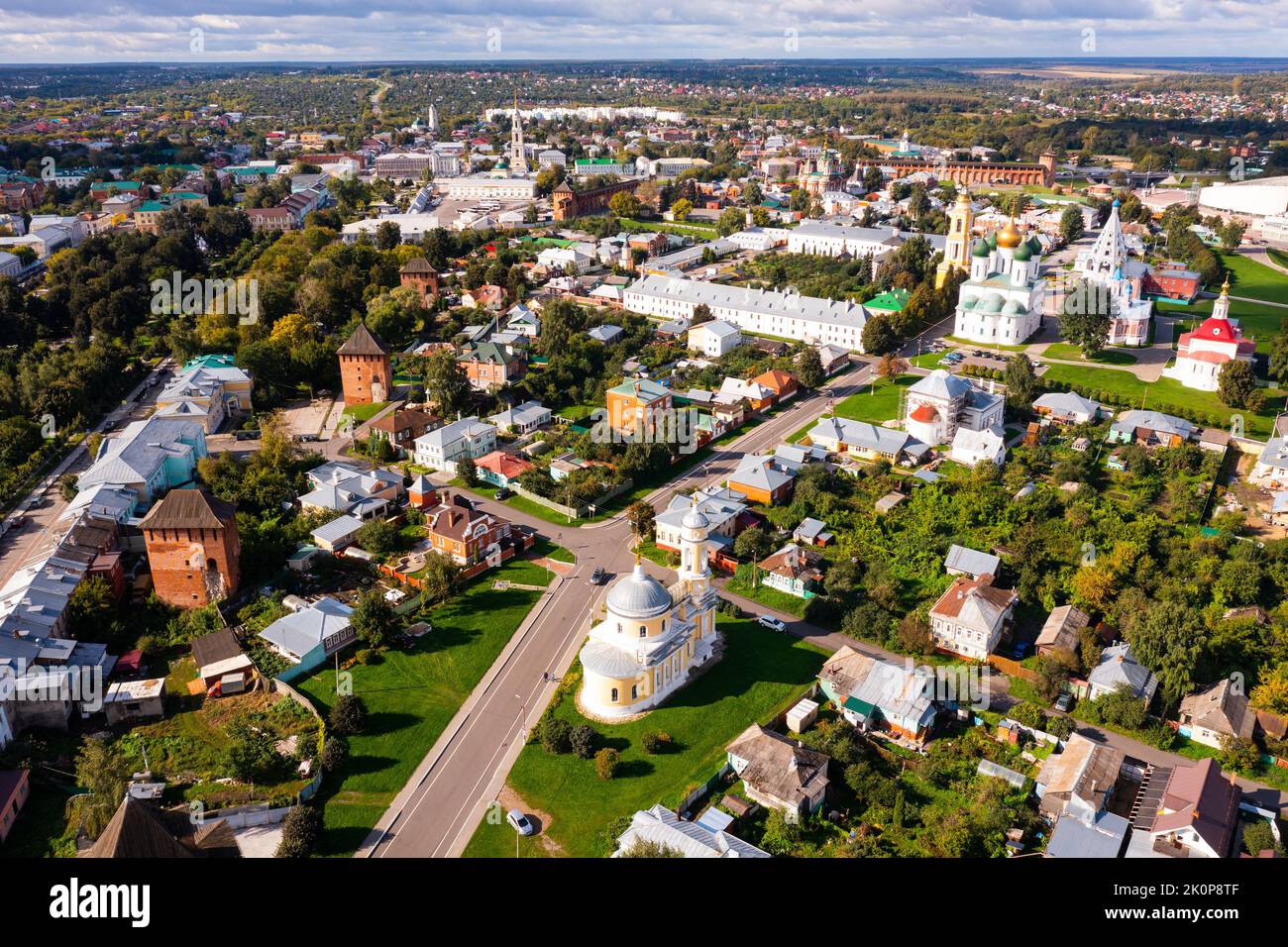 Cityscape of Kolomna, Moscow oblast, Russia Stock Photo - Alamy