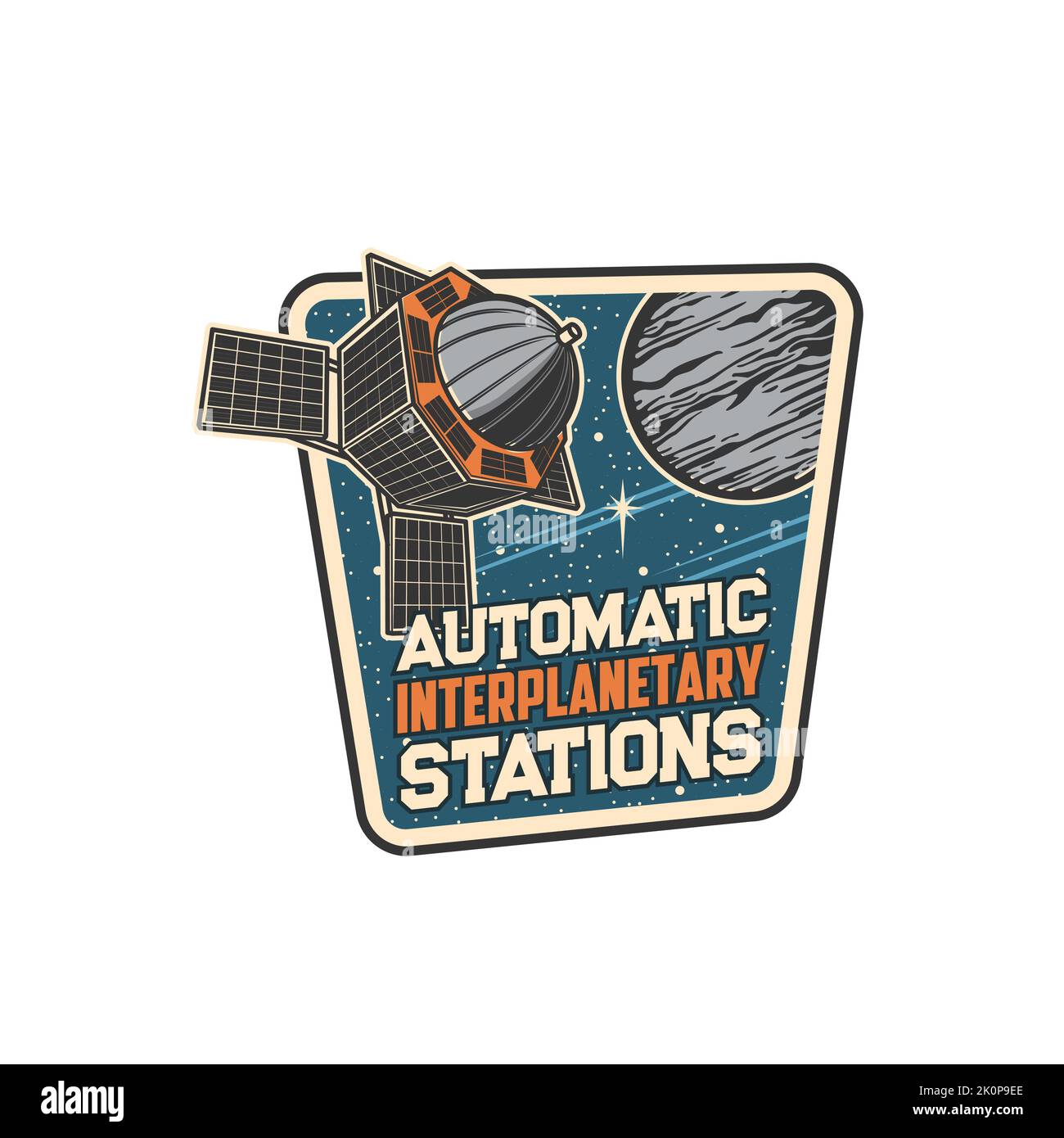 Automatic interplanetary station, space and planets explorer spacecraft ...