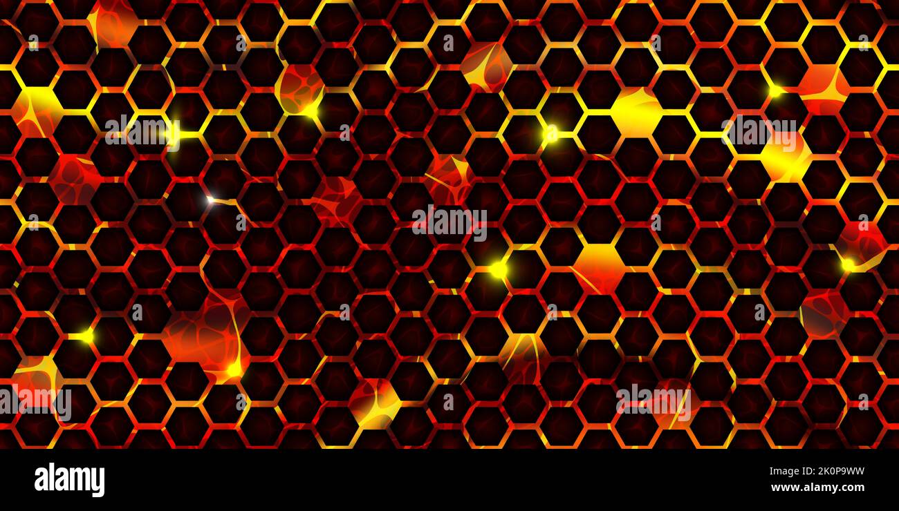 Seamless texture of volcanic lava with cracked honey comb ground ...