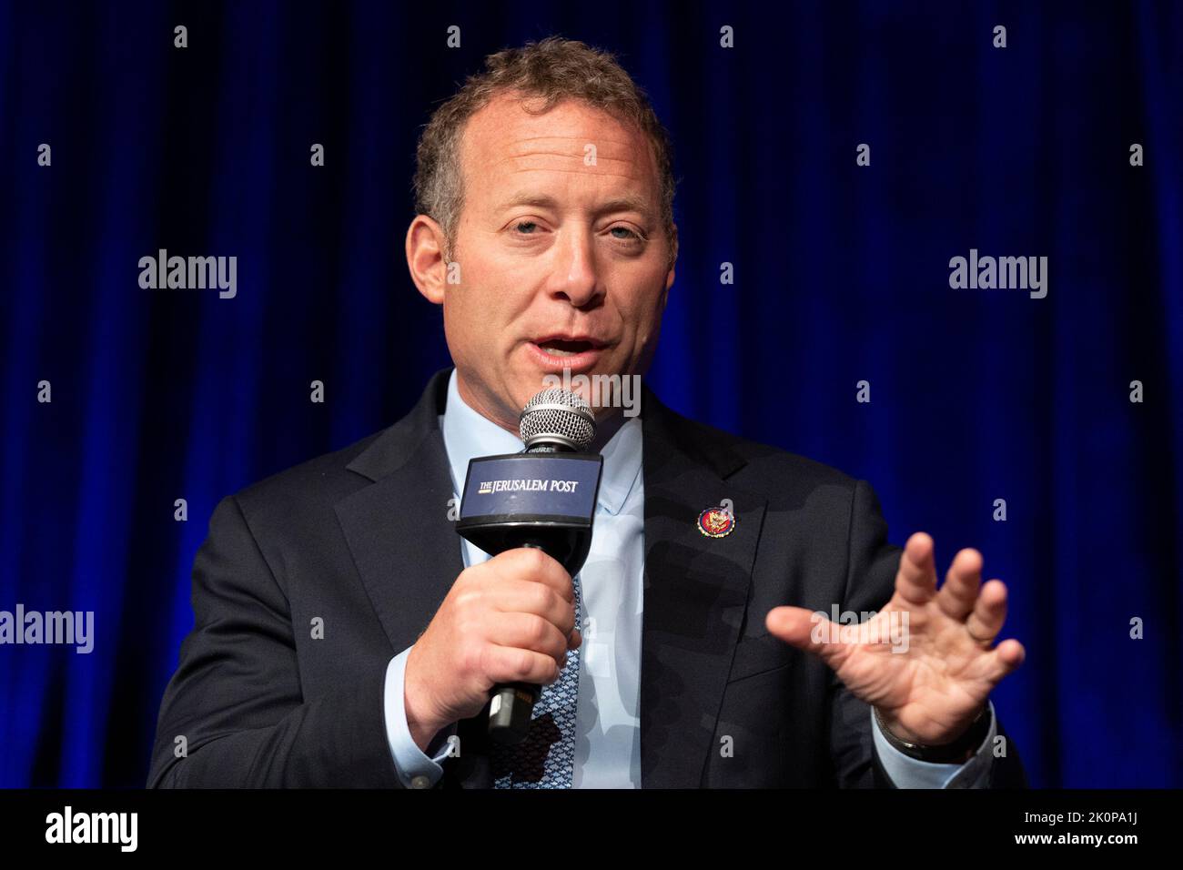 New York, New York, USA. 12th Sep, 2022. Congressman Josh Gottheimer ...