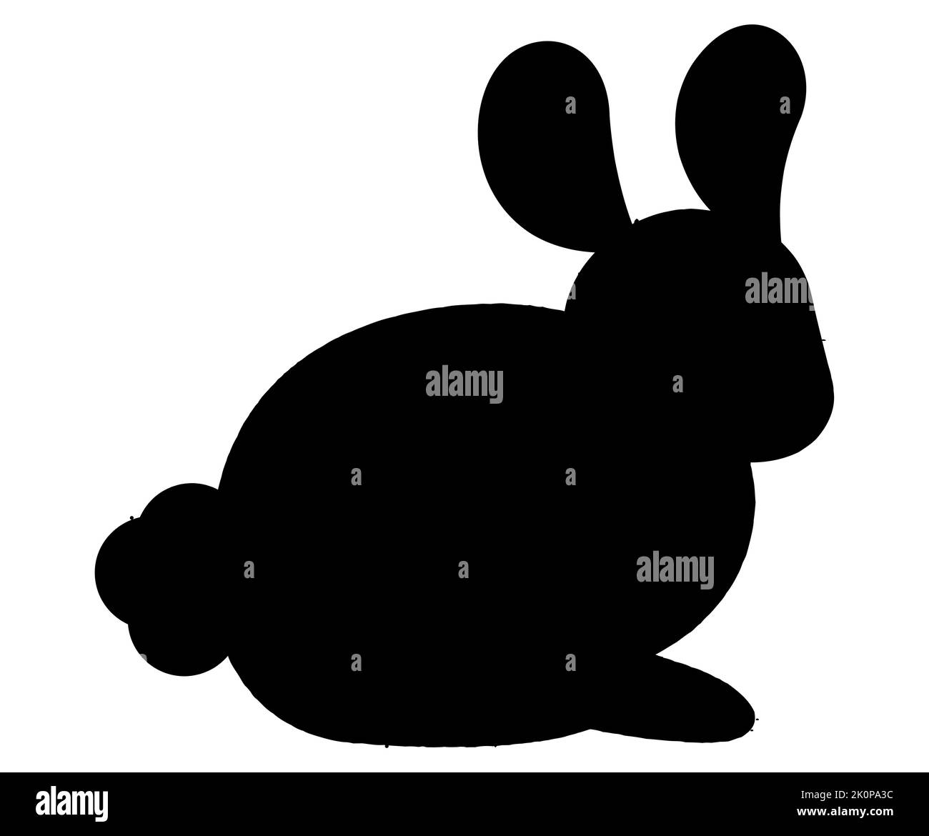 Rabbit running vector art hi-res stock photography and images - Alamy