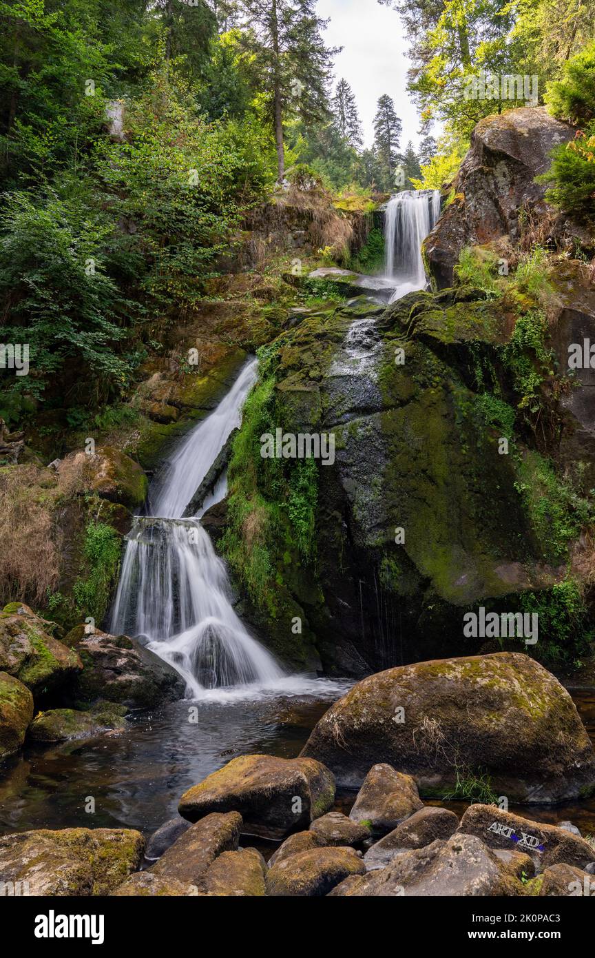 Triberg Waterfalls in the Black forest Germany Stock Photo - Alamy