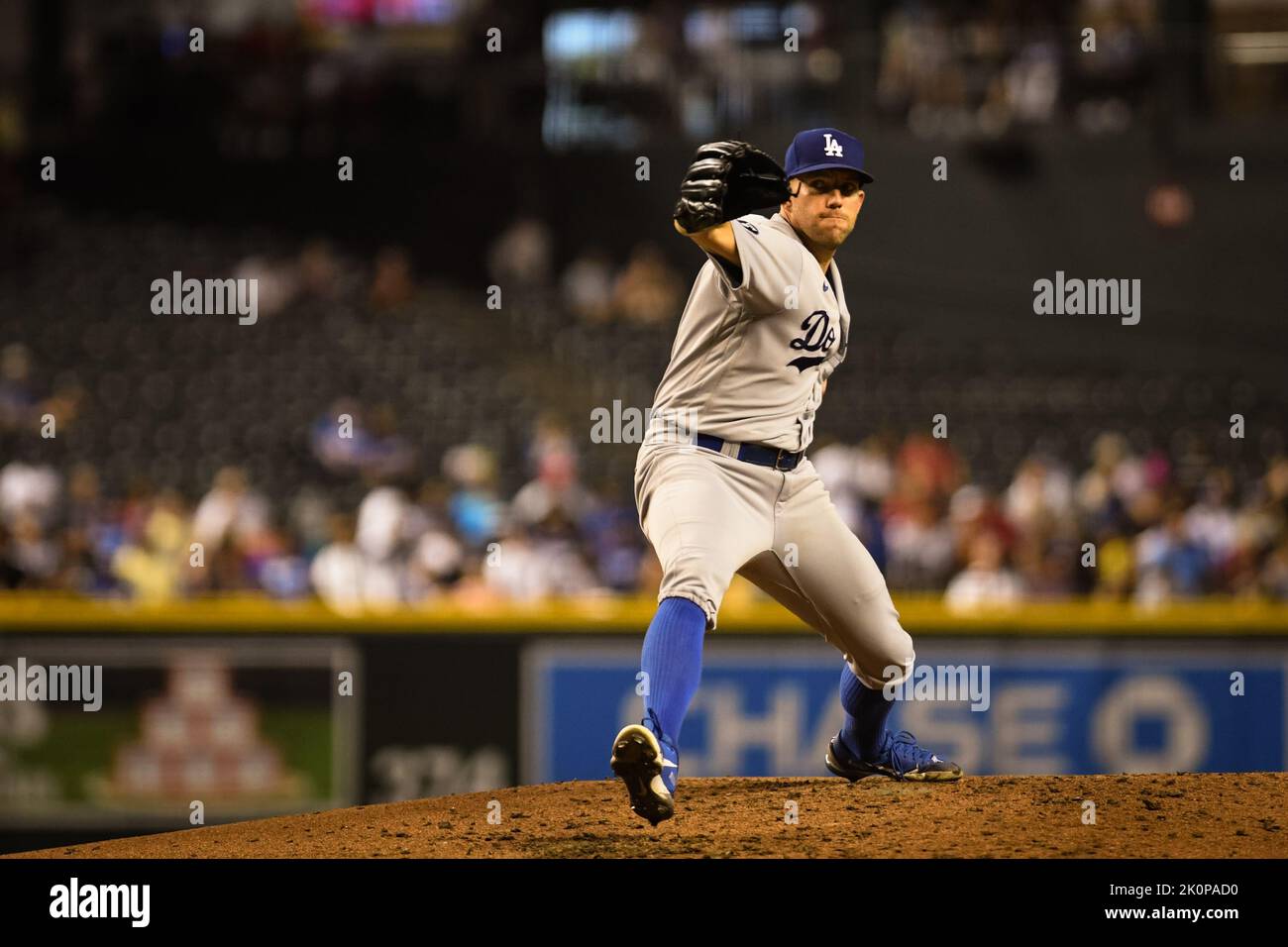 Los Angeles Dodgers pitcher Tyler Anderson (31) throws against the ...