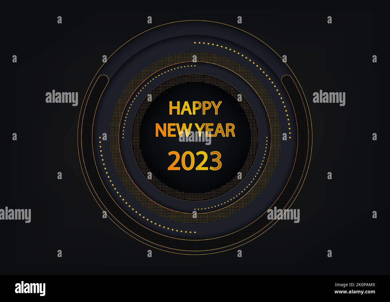 abstract background happy new year 2023 for paper card template vector ...