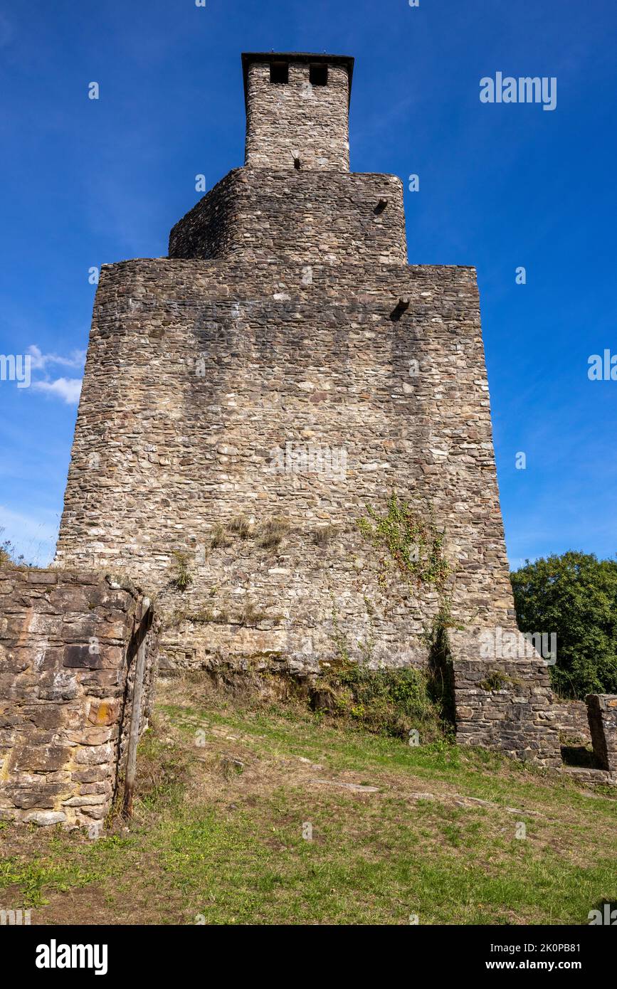 Old medieval castle of Grimburg in Germany Stock Photo - Alamy