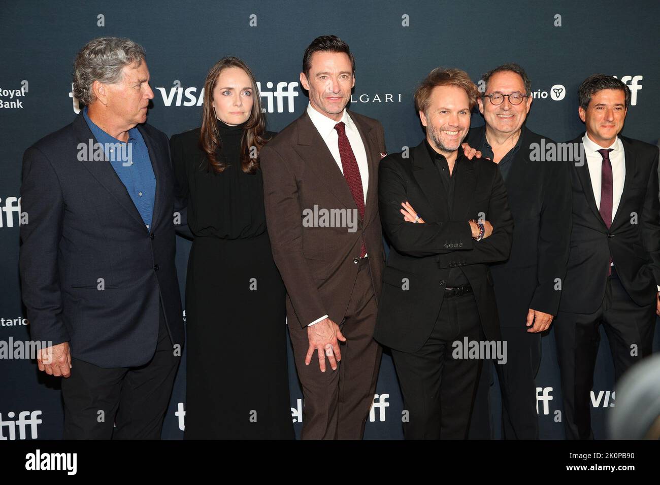 Toronto, ON. 12th Sep, 2022. Tom Bernard, Joanna Laurie, Hugh Jackman ...