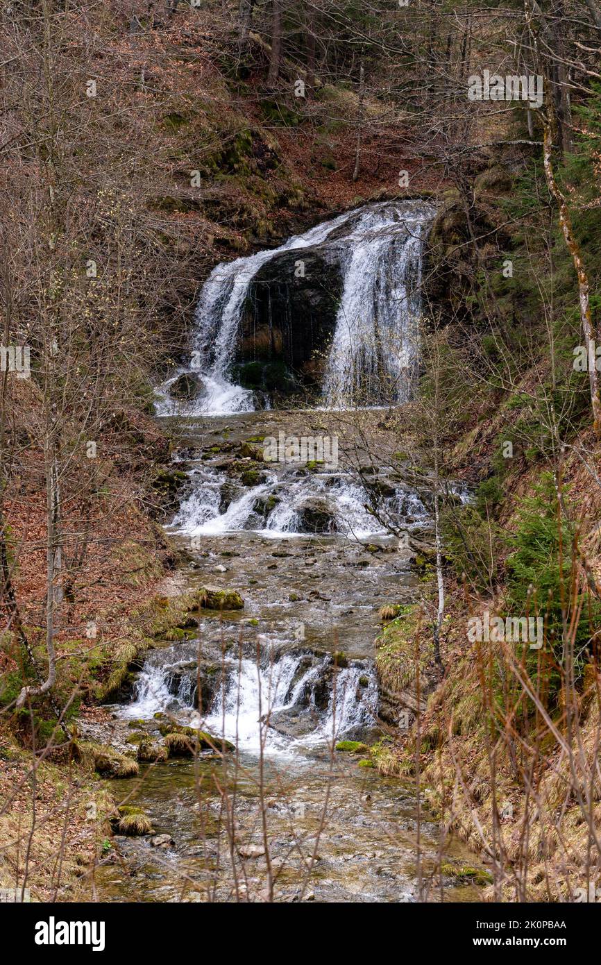Josefsthaler Waterfalls bavaria Germany Stock Photo - Alamy