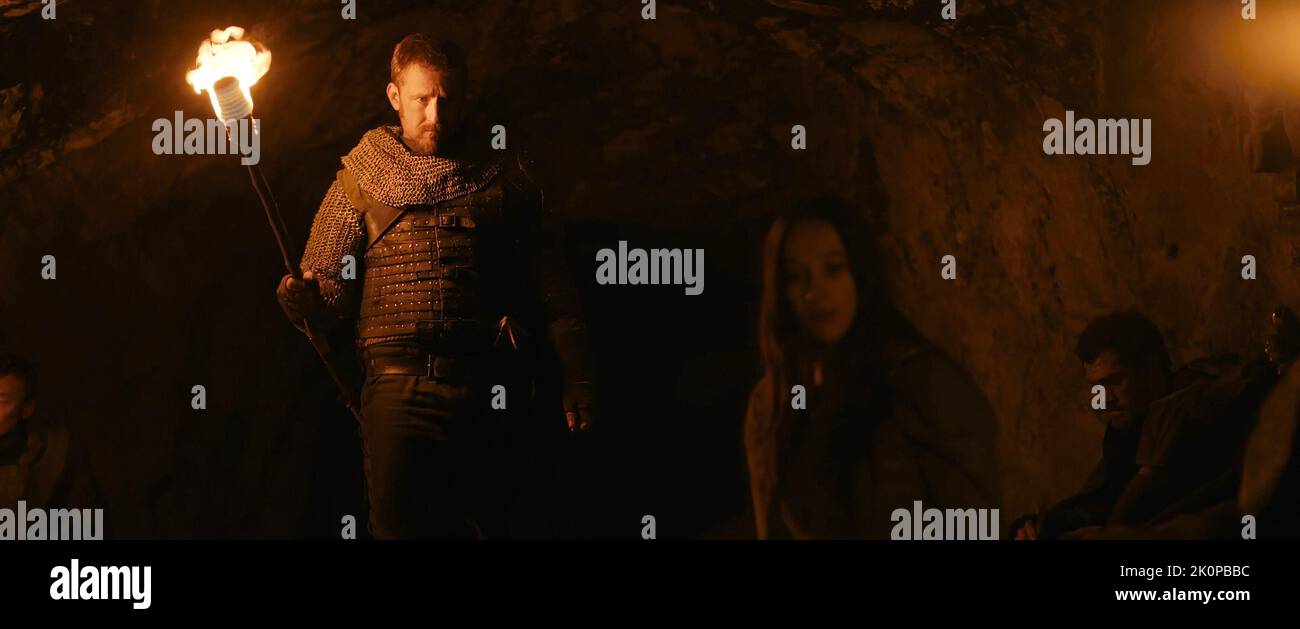 MEDIEVAL, (aka JAN ZIZKA), Ben Foster as Jan Zizka (with torch), Sophie ...