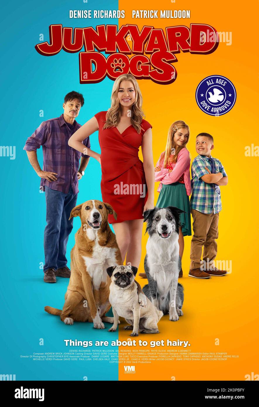 JUNKYARD DOGS, US poster, from left: Patrick Muldoon, Denise Richards ...