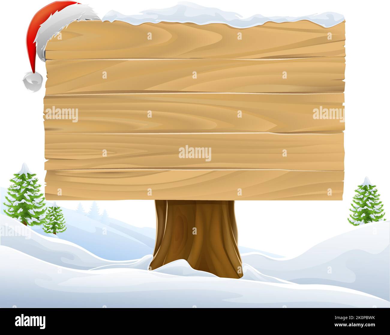 Tree stump signpost Stock Vector Images - Alamy