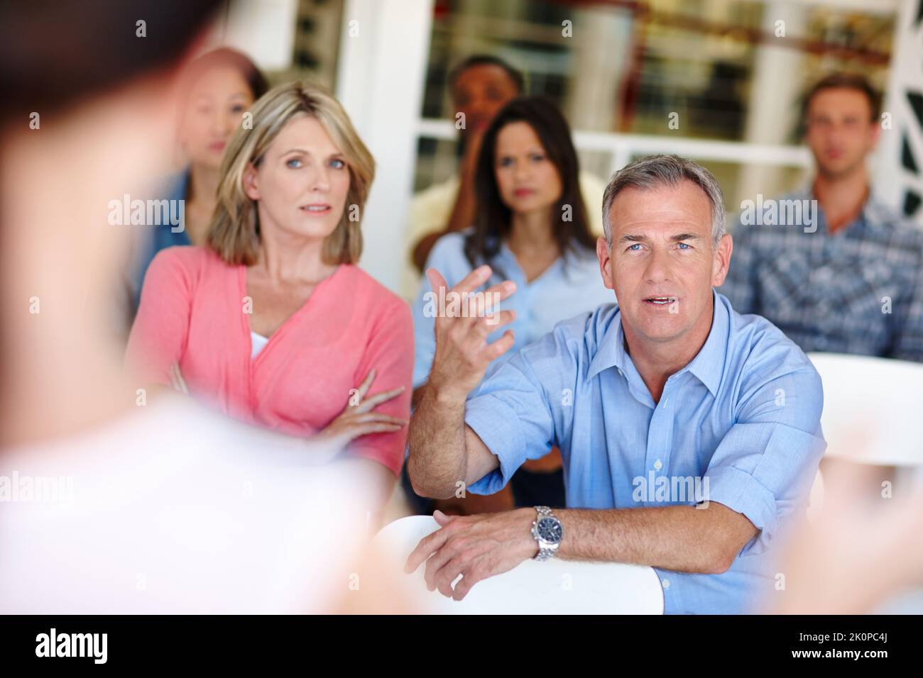 Can you explain how that works. man asking a question during a ...