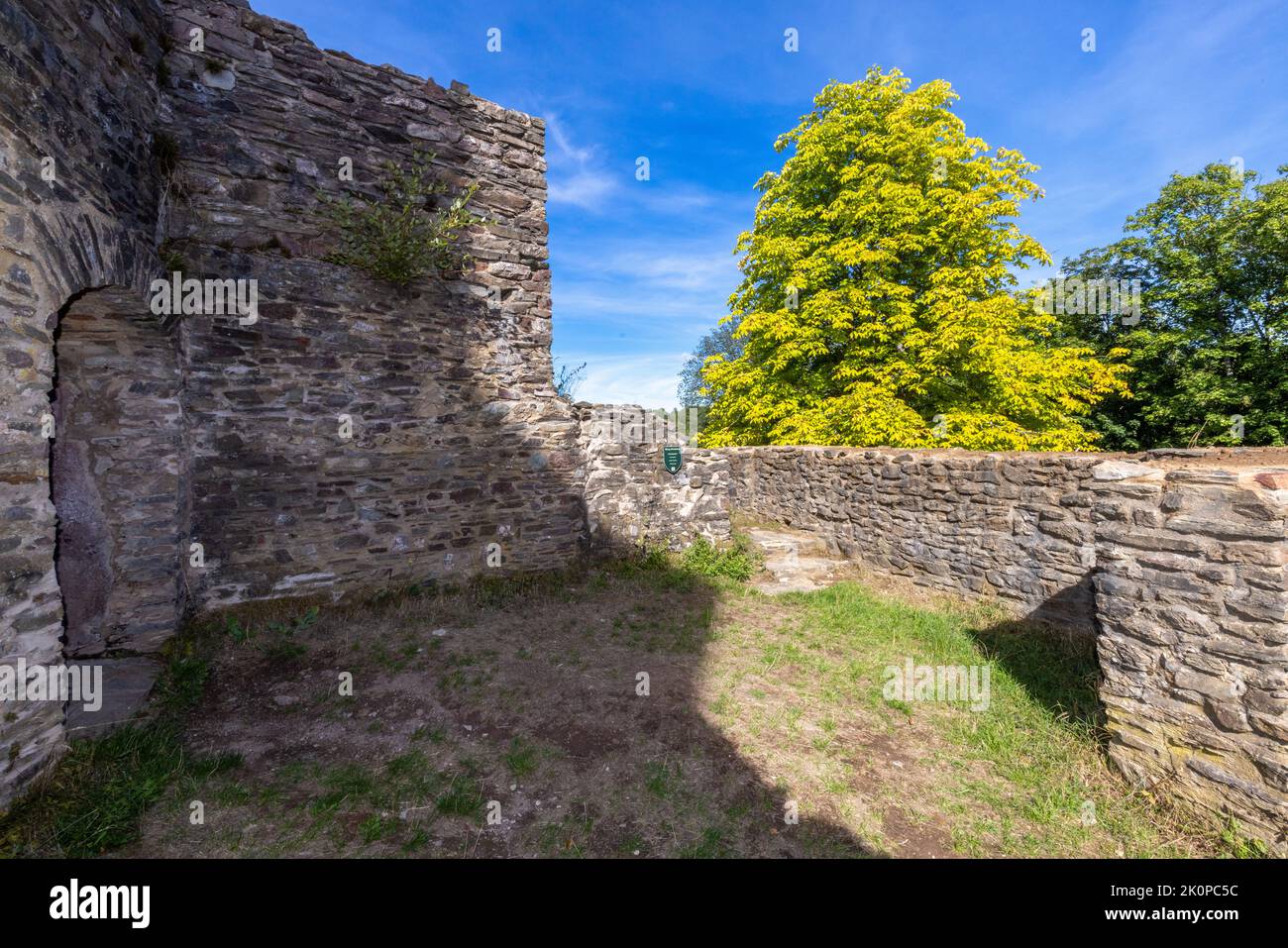 Old medieval castle of Grimburg in Germany Stock Photo - Alamy