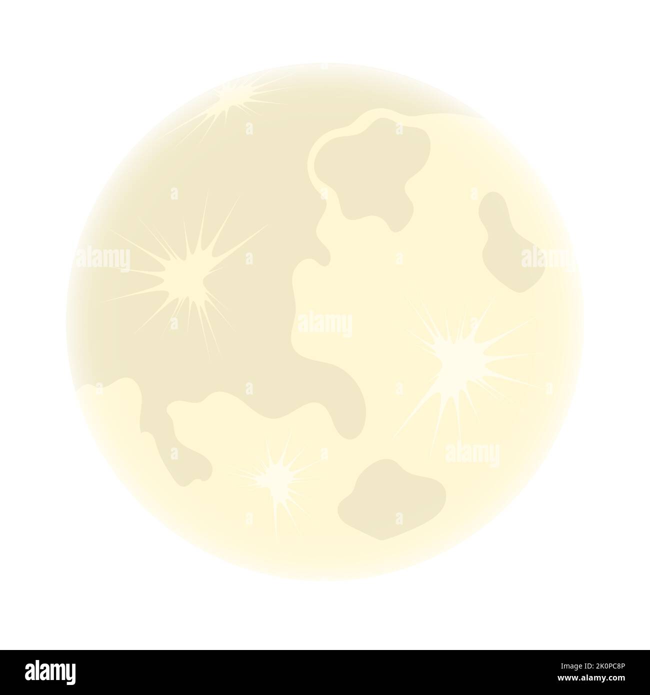 Happy Halloween theme moon element. Vector illustration Stock Vector ...