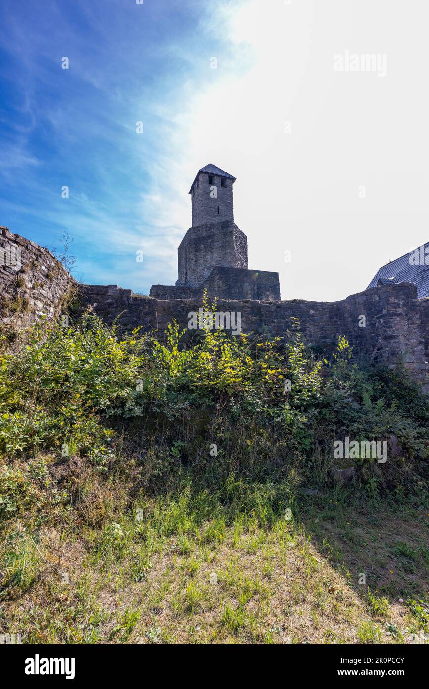 Old medieval castle of Grimburg in Germany Stock Photo - Alamy