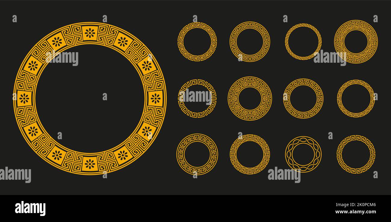 Classical circular structure Stock Vector Images - Alamy