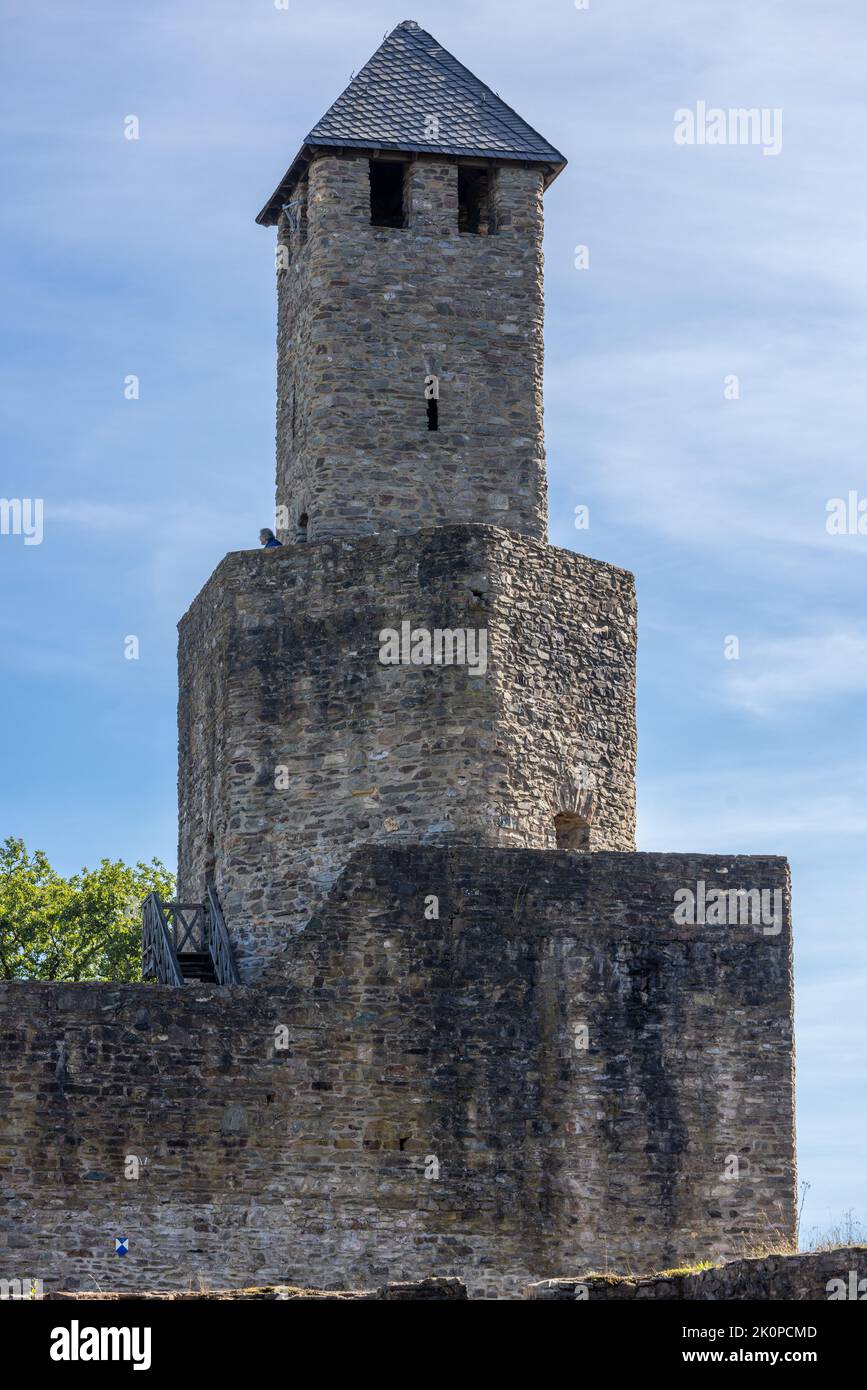 Old medieval castle of Grimburg in Germany Stock Photo - Alamy