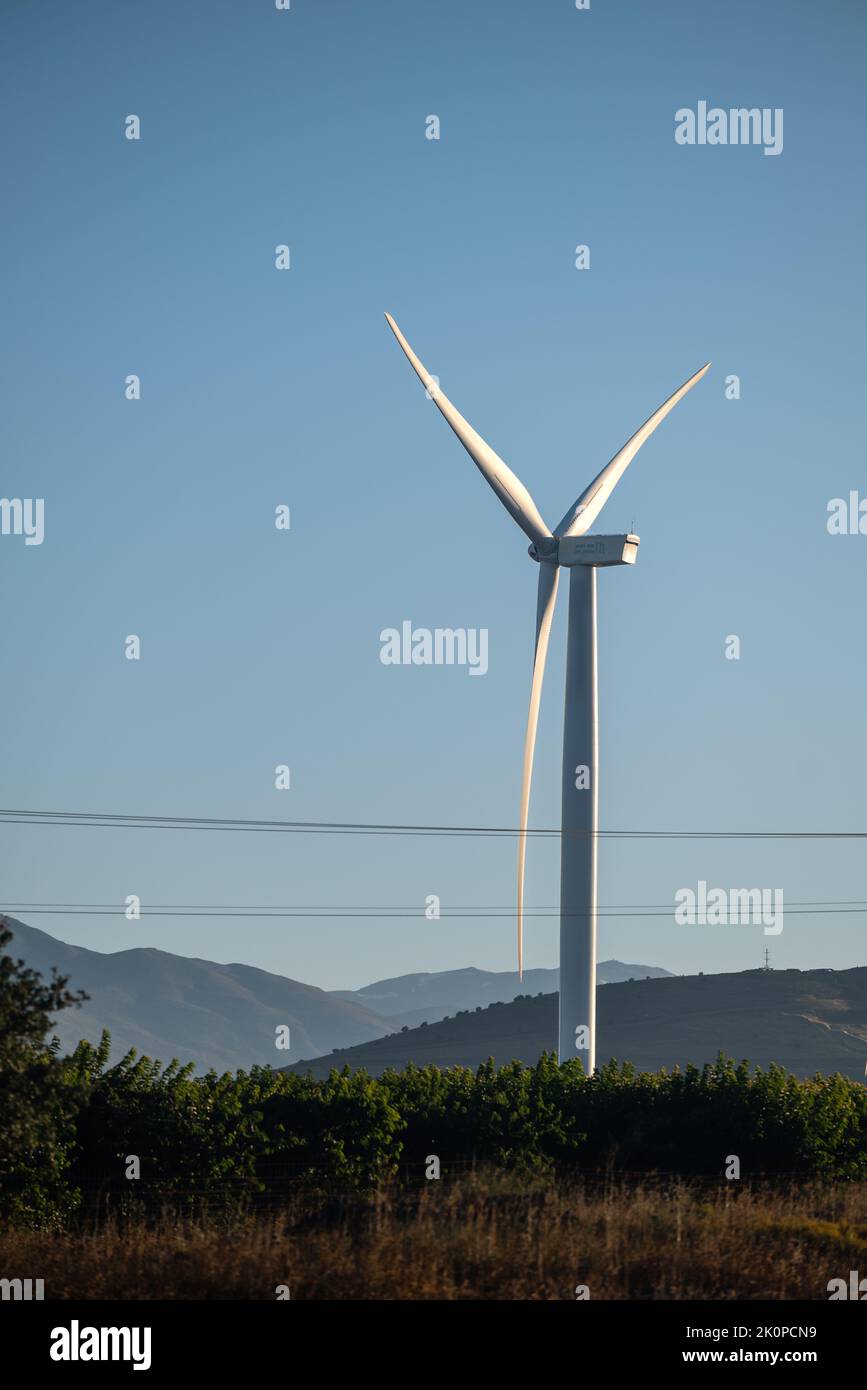wind turbine in israel Stock Photo - Alamy