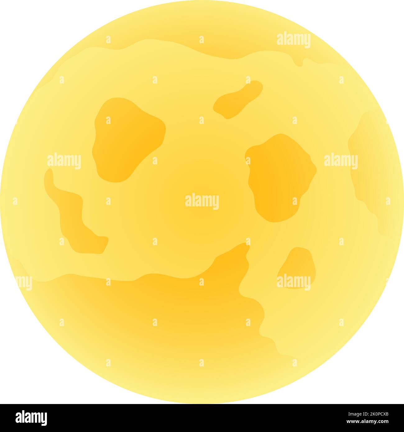 Happy Halloween theme moon element. Vector illustration Stock Vector ...