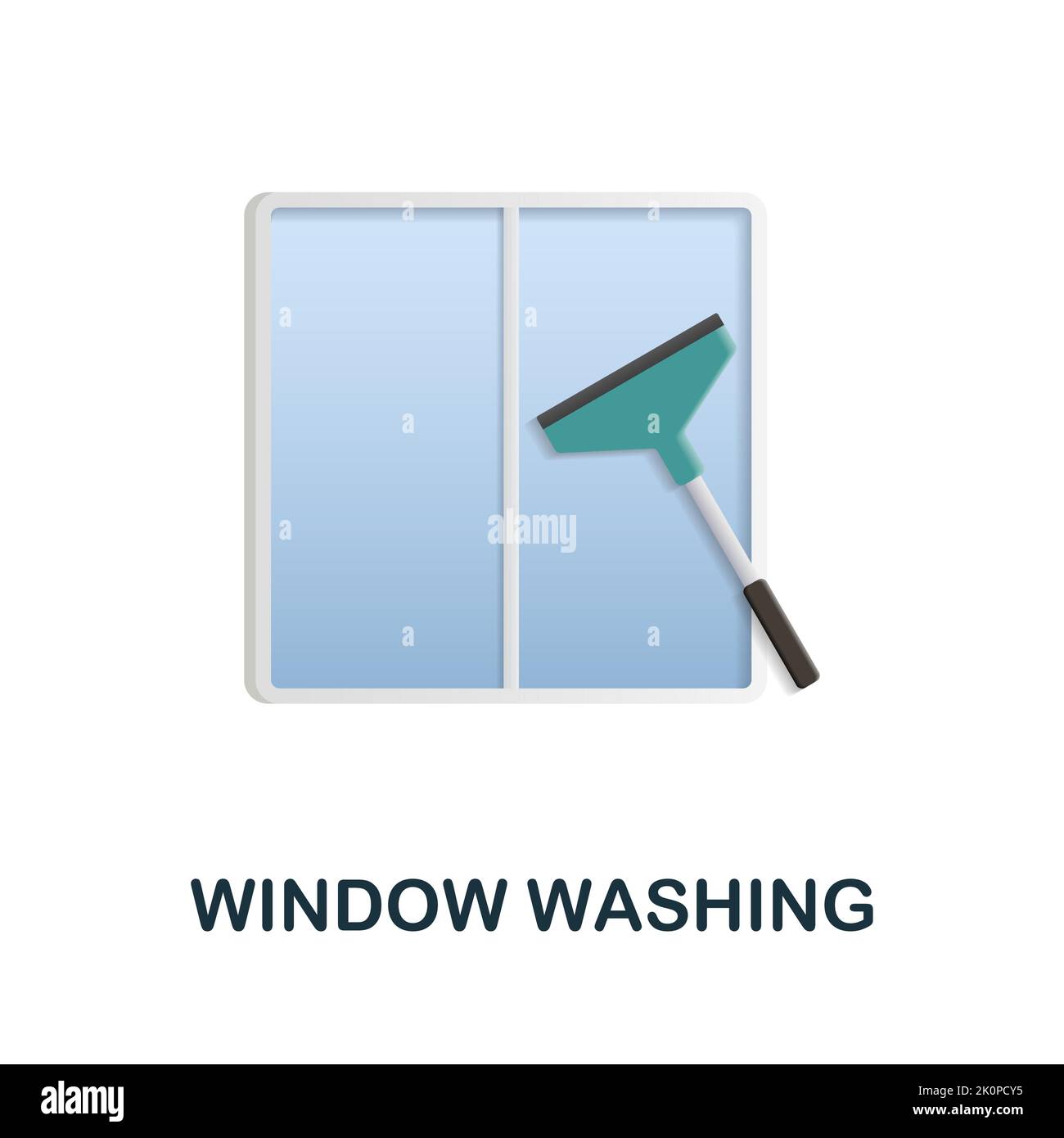 Washing line from window Stock Vector Images - Alamy