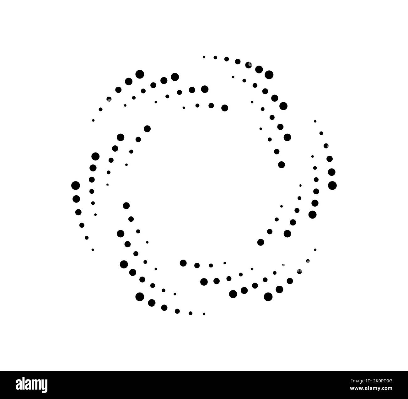 Dot circle speed lines for emblem, design and comic book. Abstract ...