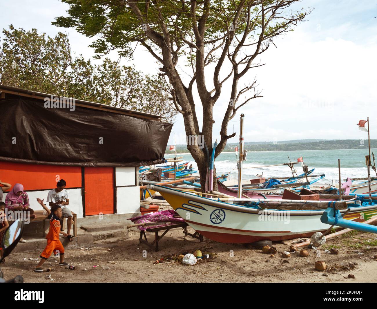 local people on Beach of Jimbaran , Bali, Indonesia Stock Photo - Alamy