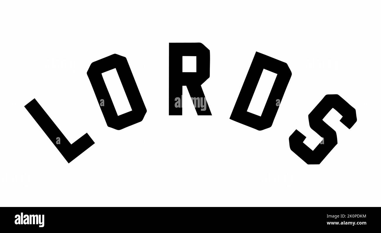 Lords sticker hi-res stock photography and images - Alamy