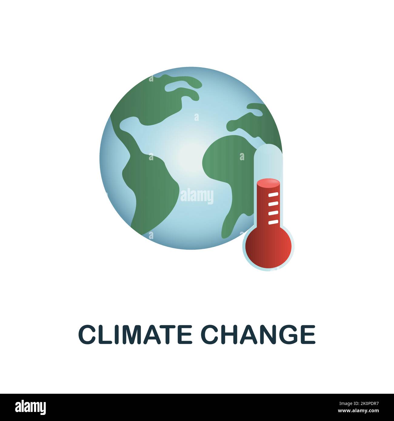 Climate Change icon. 3d illustration from climate change collection ...