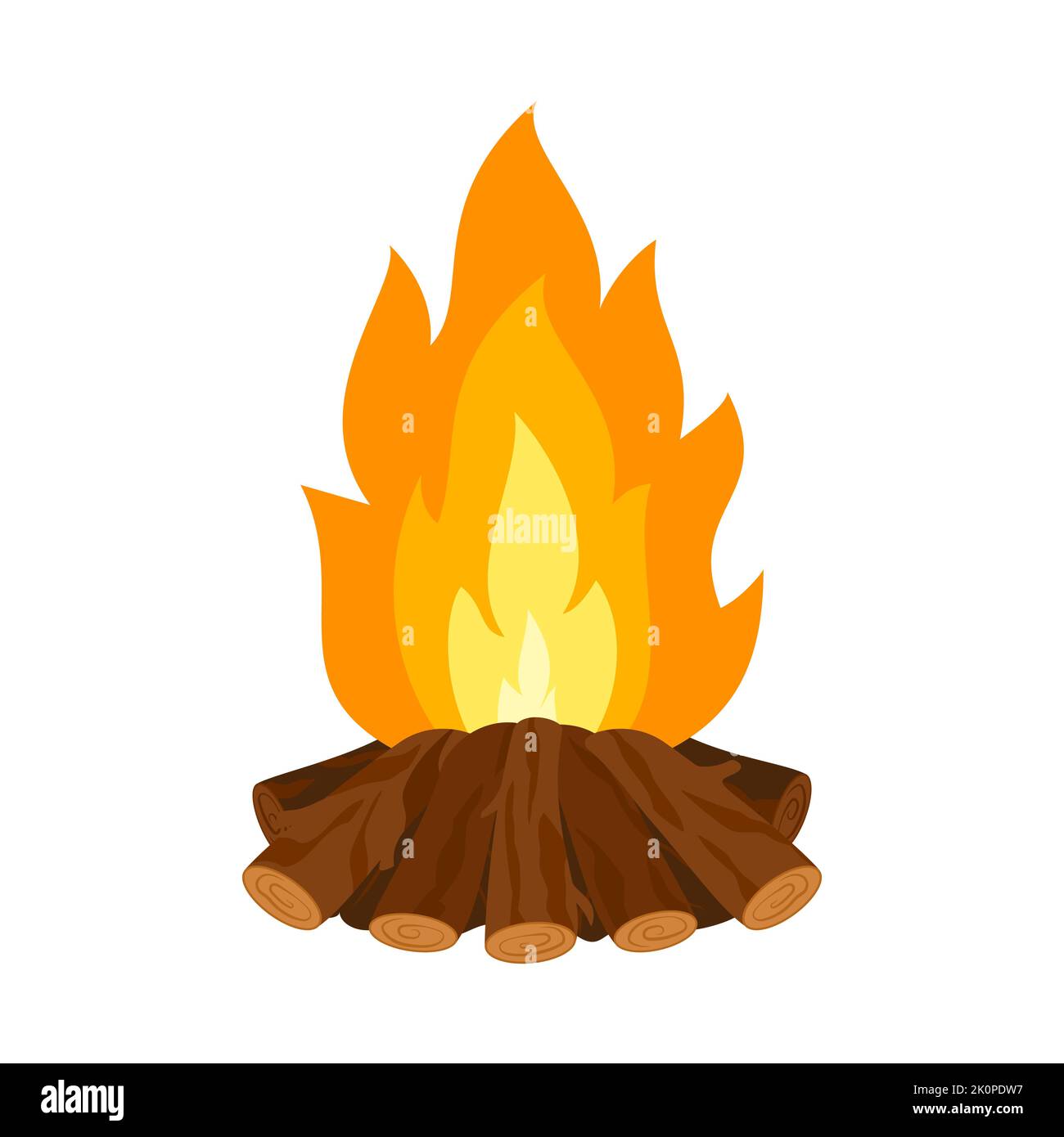 Fire pit cooking Stock Vector Images - Alamy