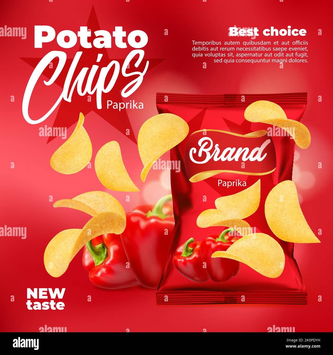 Paprika packet Stock Vector Images - Alamy
