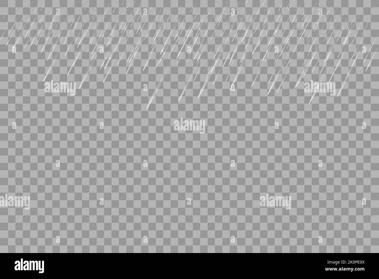 Rain transparent template background. Falling water drops texture ...