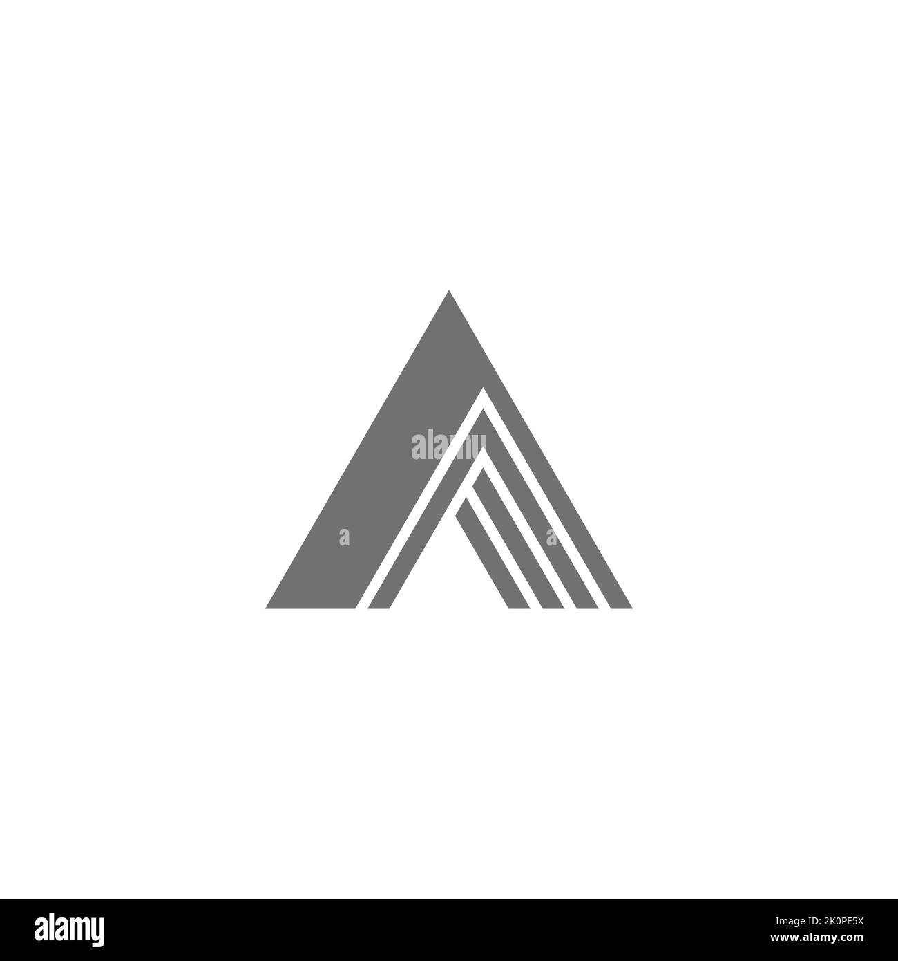 triangle dimensional simple geometric logo vector Stock Vector Image ...