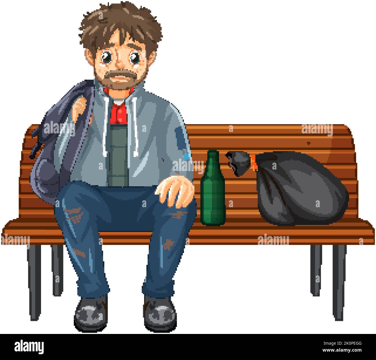 Children ragged clothes Stock Vector Images - Alamy