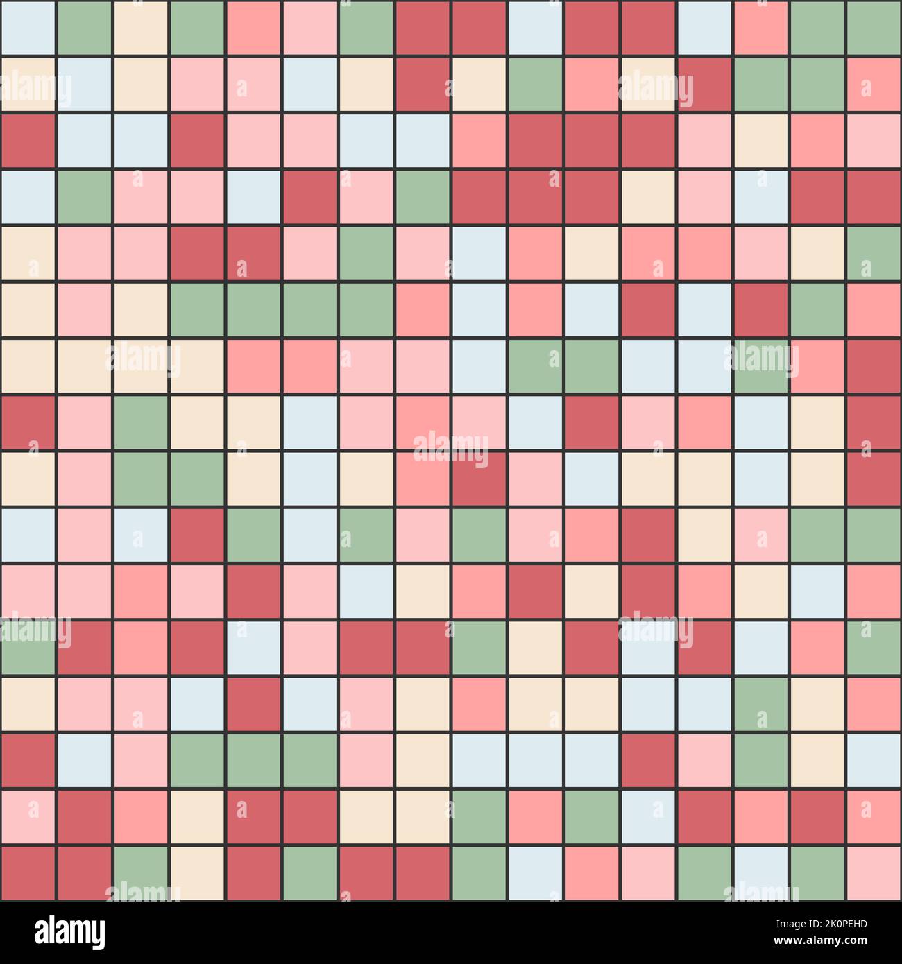 Seamless geometric pattern of multicolored squares. A template for ...
