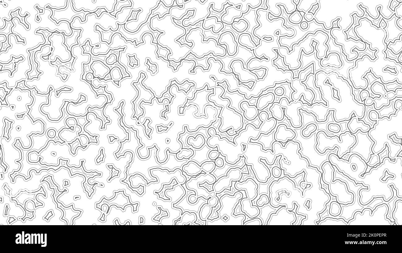 Seamless contour pattern of lines for textiles, textures and simple ...