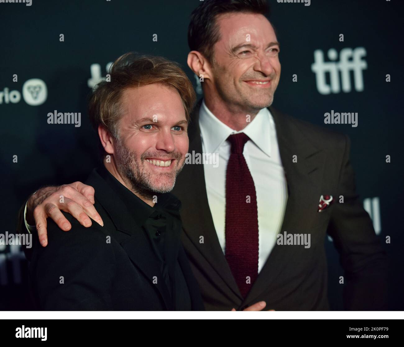 Toronto, Canada. 12th Sep, 2022. Director Florian Zeller (L) and actor ...