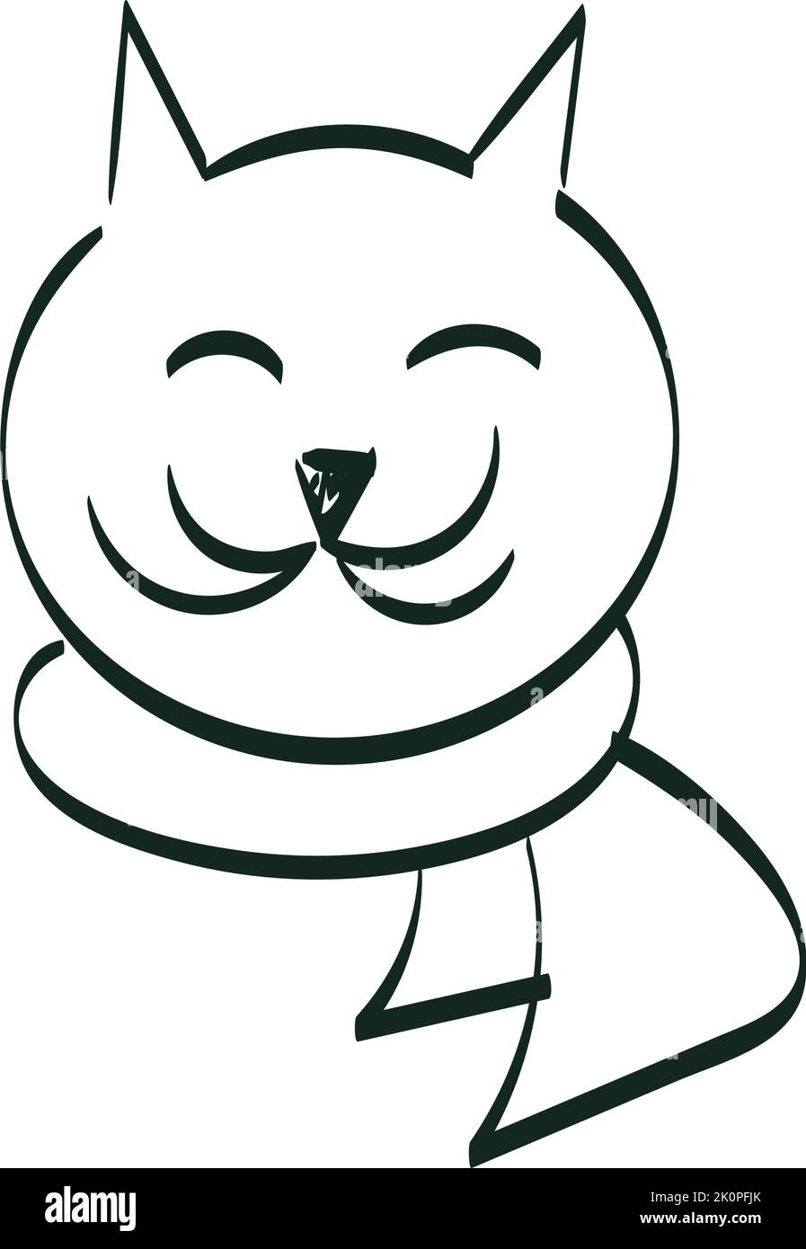 Hygge sticker in flat design. Comfortable hygge doodle illustration ...
