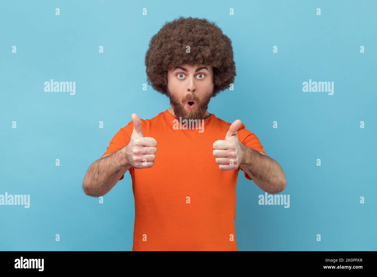 Astonished man shocked result on hi-res stock photography and images ...