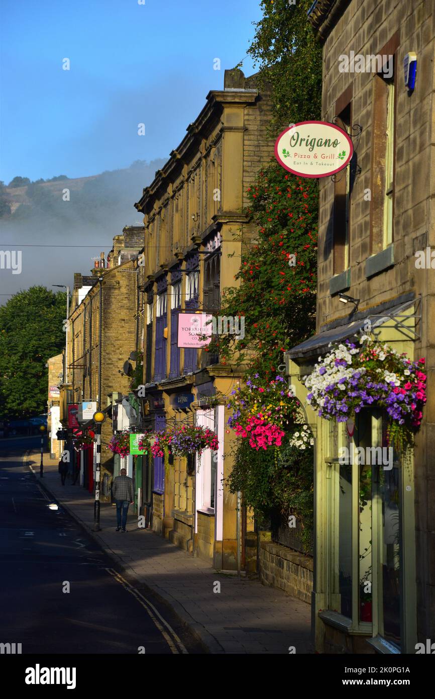 Hebden bridge market street hi-res stock photography and images - Alamy