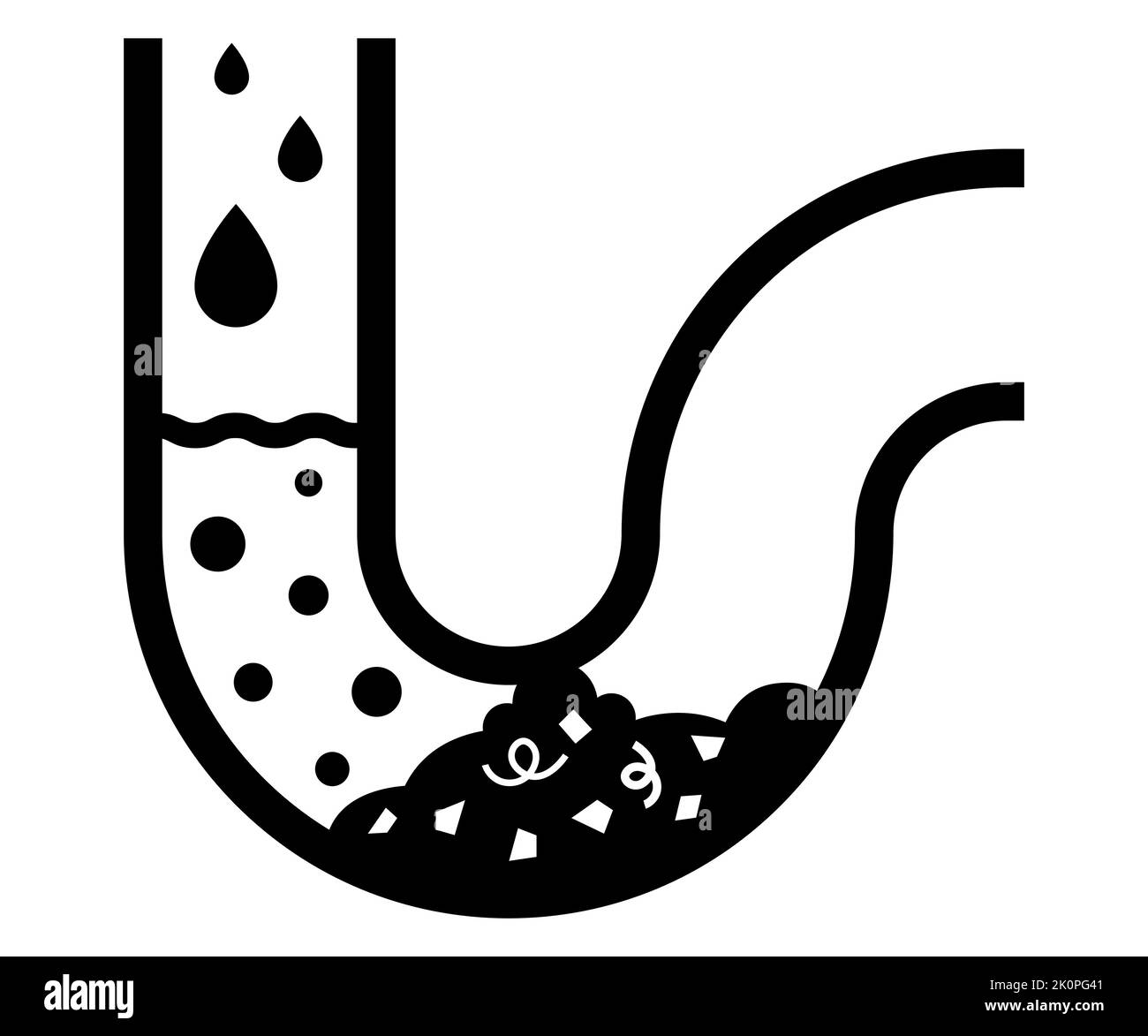 Blocked pipe toilet Black and White Stock Photos & Images - Alamy