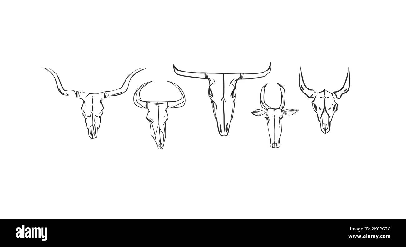 Hand drawn abstract vector graphic clipart illustration boho country ...