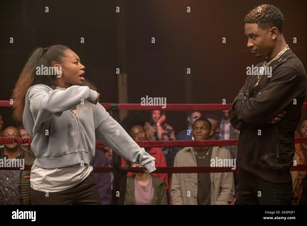 ON THE COME UP, from left: Jamila Gray, Justin Martin, 2022. ph: Erika ...