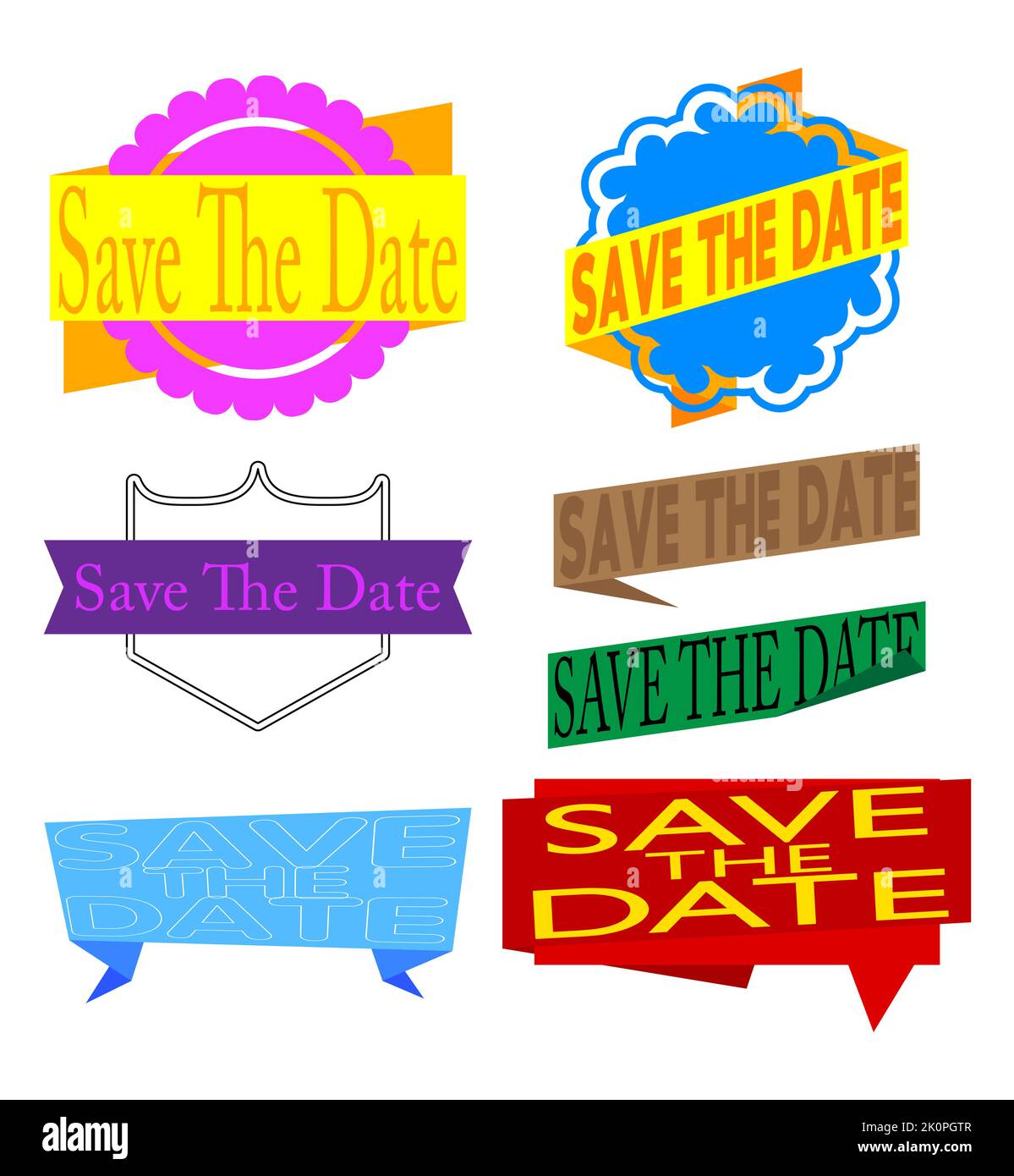Date label Stock Vector Images - Alamy