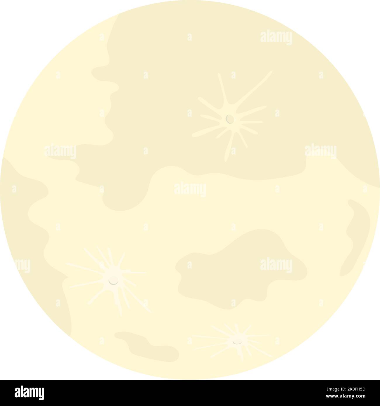 Happy Halloween theme moon element. Vector illustration Stock Vector ...