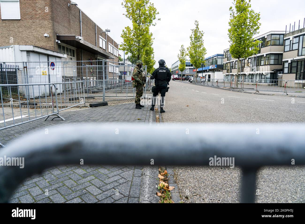 2022-09-13 08:24:02 AMSTERDAM - Security at the bunker in Amsterdam ...