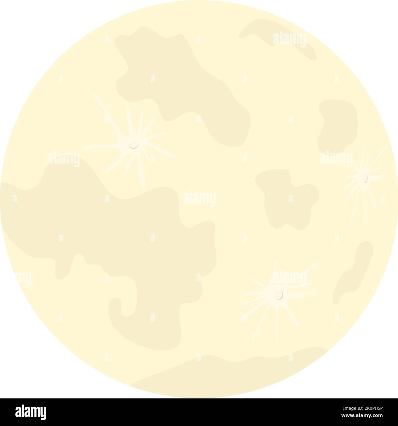 Happy Halloween theme moon element. Vector illustration Stock Vector ...