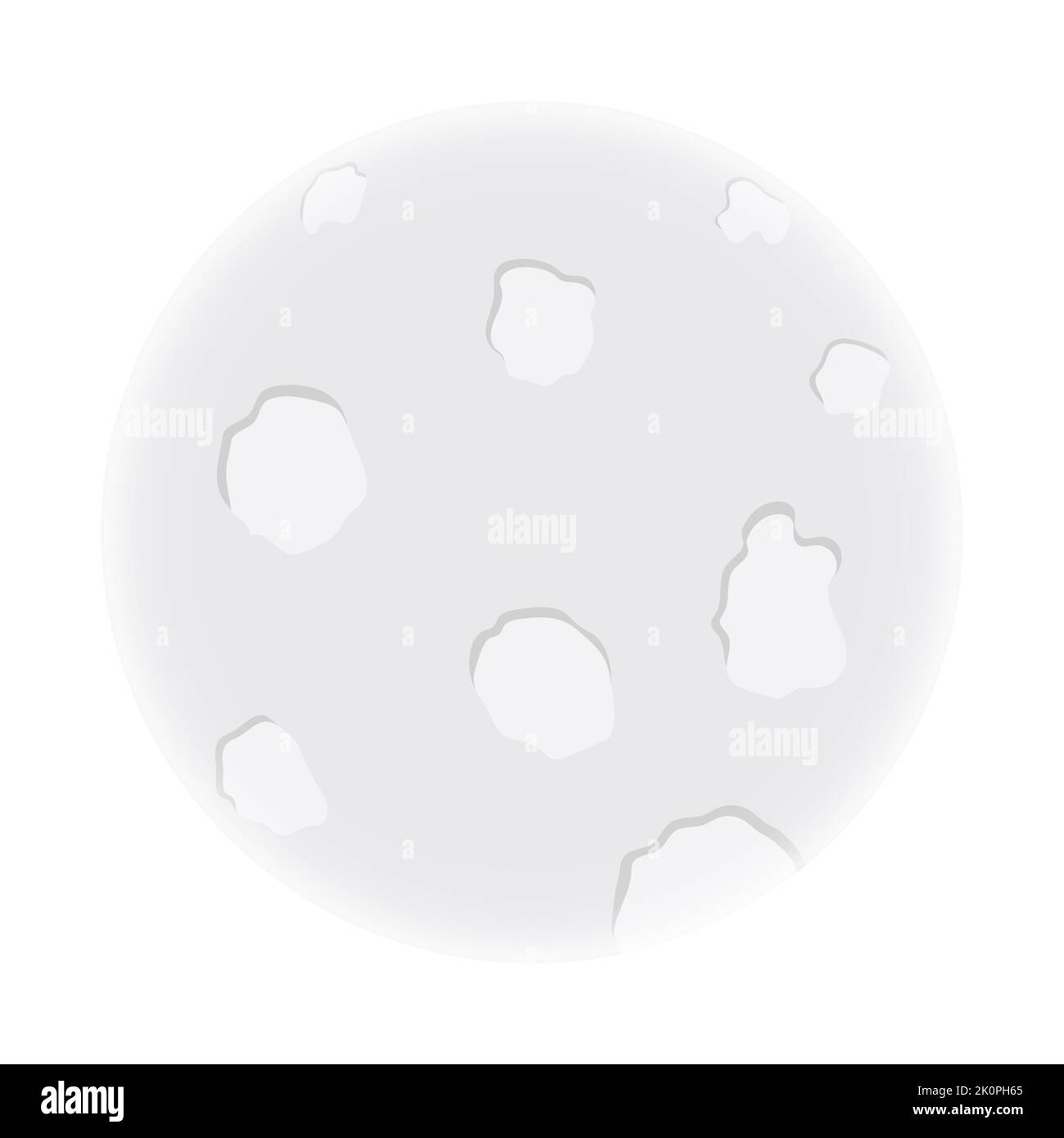 Happy Halloween theme moon element. Vector illustration Stock Vector ...