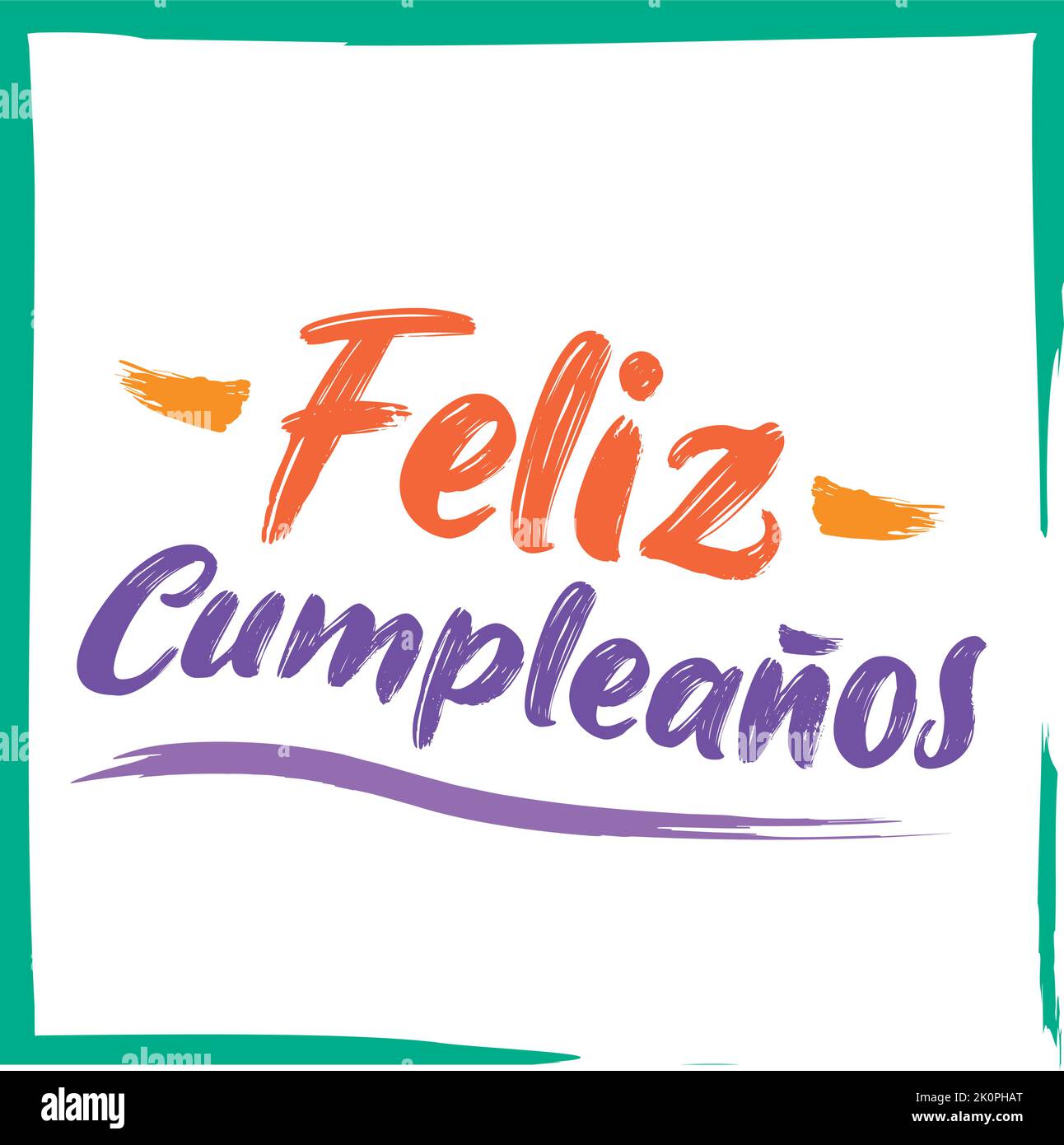Feliz no cumpleanos Stock Vector Images - Alamy