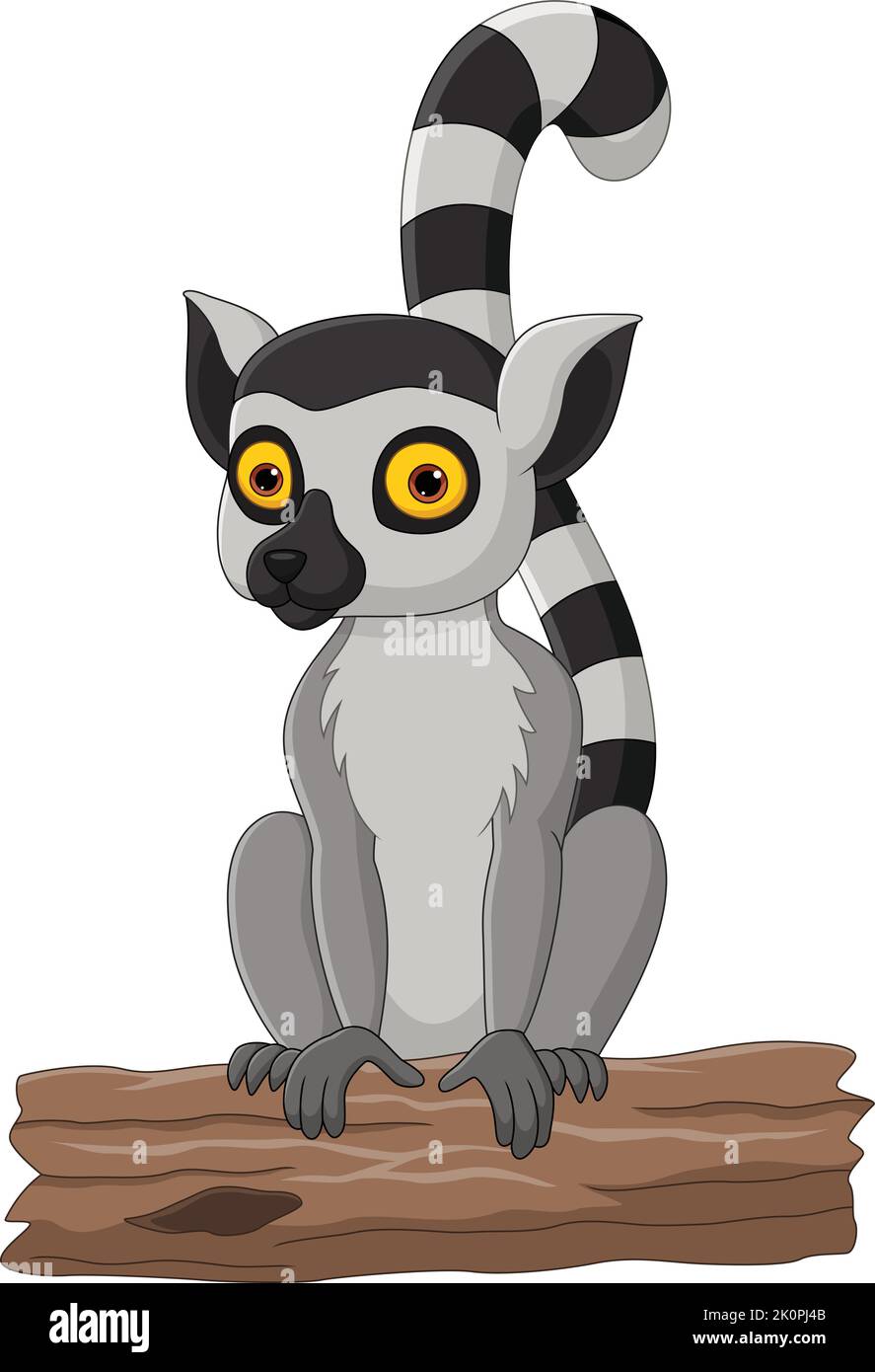 Small lemur Stock Vector Images - Alamy